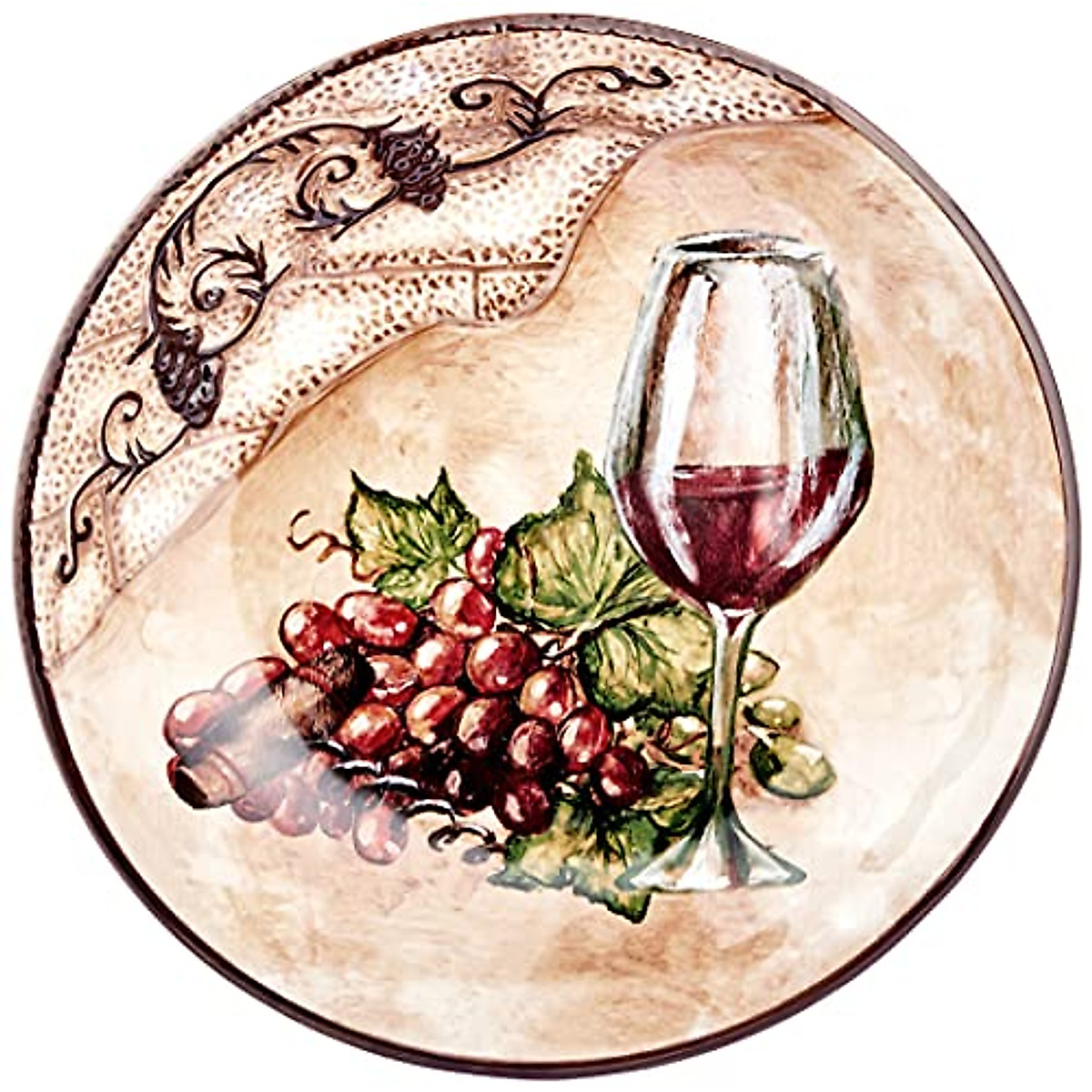 Certified International French Sunflowers Soup/Pasta Bowl, 9.25-Inch, Set of 4