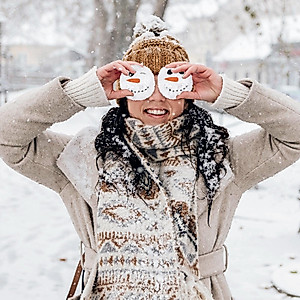 Skylety 20 Pcs Plush Snowball for Indoor Outdoor Stuffed Snowballs Snowman Toys Snowball Fun Set for Snow Games Decorations(Vivid Series)