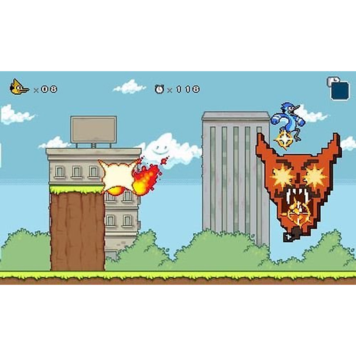 Regular Show: Mordecai and Rigby in 8-bit Land - Nintendo 3DS (Renewed)