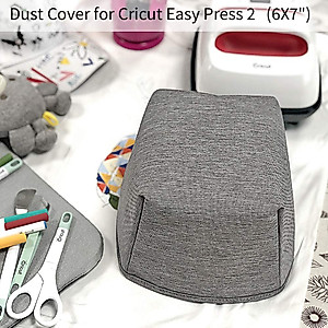 Zaracle Hard Case Carrying Travel Bag Dust Cover for Easy Press 2 (Gray, 6"x7")