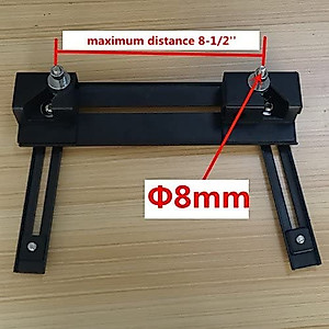 EGO BIKE Universal Hard Saddle Bags Detachable Mounting Brackets Compatible with 8mm Mounting Holes Quick Release