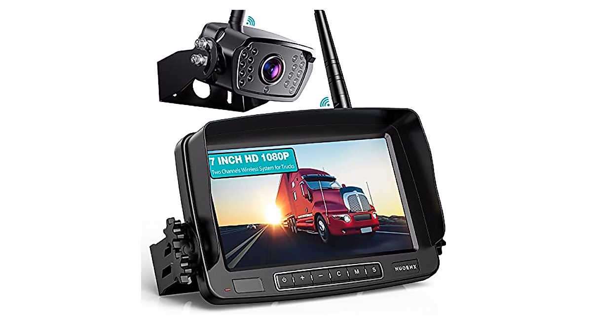 Nuoenx Wireless Backup Camera, 7 Inch Monitor Rear View Camera System ...
