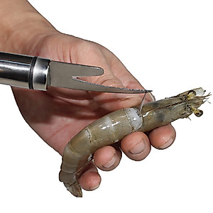 3Pcs 5 in 1 Multifunctional Shrimp Line Fish Maw Knife, Multipurpose Shrimp Peeler, Stainless Steel Shrimp Deveiner Tool, Fish Scale Knife for Home Kitchen