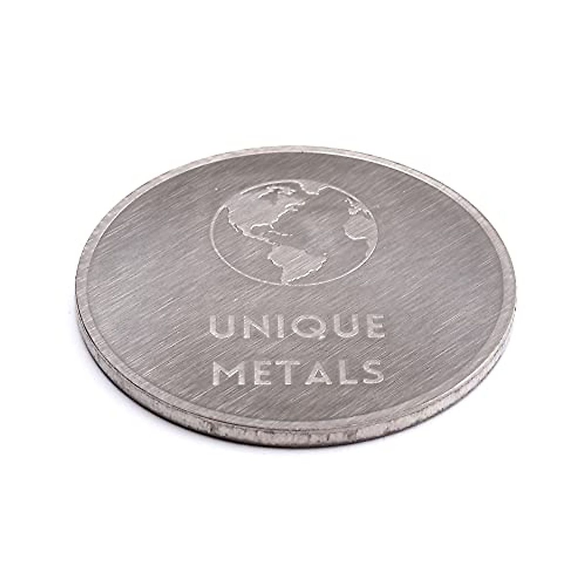 1 Troy Oz Titanium Round - .999 Pure Chemistry Element Design by Unique Metals