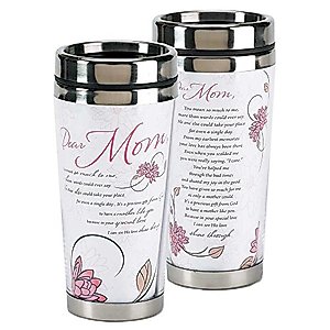 Dicksons Dear Mom His Love Shines Through 16 Oz. Stainless Steel Insulated Travel Mug with Lid