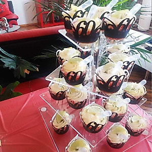 Cupcakes Pipettes, 50PCS 4ml Clear Plastic Transfer Liquid Dropper Pipettes, Suitable for Chocolate or Strawberries Cupcakes, Ice Cream, Mini Cakes, Waffles, Children's Painting, Kitchen Supplies