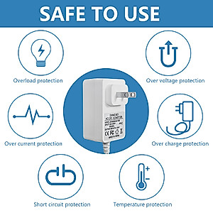 DC 24Volt Transformer,C Wire Adapter,33 FT Long Cable,Compatible with Ring Doorbell Transformer and Thermostat for Sensi,ecobee and Honeywell Transformer