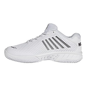K-Swiss Women's Hypercourt Express 2 HB Tennis Shoe, White/Black, 9.5 M