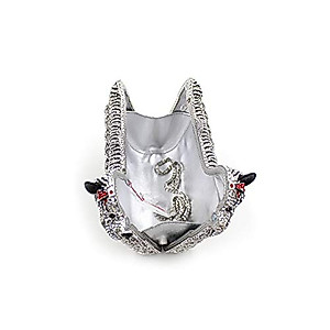 Puppy Evening Bag Luxury Diamond Crystal Clutch Bling Dazzling Purse Party Date Handbag Special Wallet