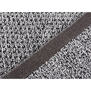 Everplush Diamond Jacquard 6 Pieces Bath Towel Set, Grey