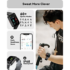 Smart Watch for Men Women(Answer/Make Call), Alexa Built-in,1.7'Fitness Watch with Heart Rate SpO2 Sleep Monitor 60 Sports IP68 Waterproof Activity Trackers and Smartwatches for iPhone Android Phones