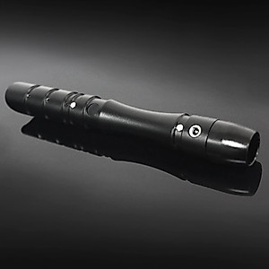 YDDSABER Pro Lightsaber, Jedi Sith Force FX LED Heavy Dueling, Rechargeable Light Saber for Adults & Kids, Metal Hilt, Loud Sound, High Light with FOC, Blaster (White)