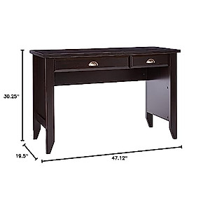 Sauder Shoal Creek Computer Desk, Jamocha Wood finish