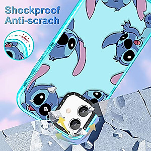 Jowhep Stitc for iPhone 11 6.1”Case Cute Cartoon Character Girly for Girls Kids Teens Phone Cases Cover Fun Unique Kawaii Cool Shockproof Soft TPU Bumper Protective Case for iPhone 11 6.1 Inches