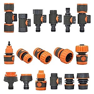 nezih 1 Inch Garden Hose Quick Connector Stopwater Connector Garden Tap Water Coupler Watering Pipe Fitting 1Pcs (Color : F)