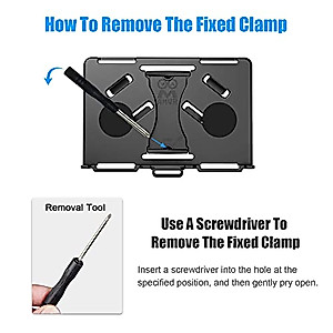 AMVR Powerbank Fixing Bracket, Battery Holder for Meta Quest, Quest 2 or Vive Deluxe Audio Strap, Fixed on The VR Headset Strap or on The Waist, Compatibly Multiple Sizes Mobile Power (with USB)