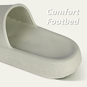 Menore Slippers for Women and Men Quick Drying, Parent-Child EVA Open Toe Soft Slippers, Non-Slip Soft Shower Spa Bath Pool Gym Beach House Sandals for Indoor & Outdoor