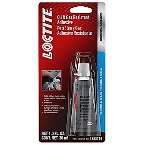 LOCTITE 1252795 Oil & Gas Resistant Adhesive Sealant for Automotive: High Performance, Multi-Purpose, Dries Clear, Anti-Freeze Resistant, Multi-purpose | 30 ml Tube (PN: 1252795)