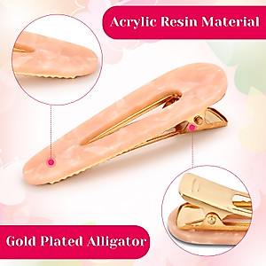 cridoz 12 Pcs Acrylic Resin Hair Barrettes Hair Clips for Women Hair Accessories