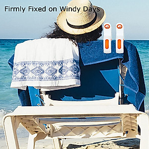 Beach Towel Clips 6pcs and Metal Clips 8pcs, Cloth Pins Quilt Drying Clip Plastic Clothpins Beach Pool Chair Clip Strong Grip Holder Clamp to Keep Your Towel, Clothes for Clothesline and Hanging Rack