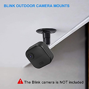 3rd & 4th Gen Blink Outdoor Camera Mounts, Aotnex All-New 360 Degree Adjustable Cover Surveillance Wall Mounts for Blink Outdoor Indoor Home Security Camera System (3 PCS, Black)
