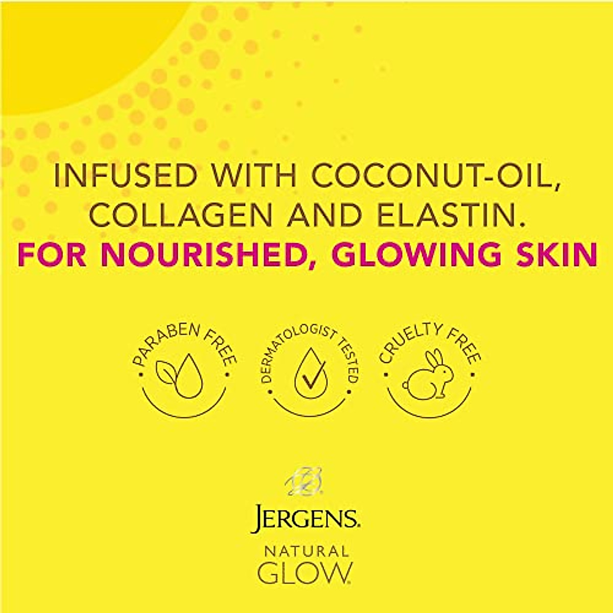 Jergens Natural Glow + Firming Daily Moisturizer Medium to Tan Skin Tones 7.5oz