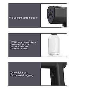 Yosoo Fogger Machine, 300ml Wireless Handheld Fogger, Blue Light Foggers for Touchless Sanitization