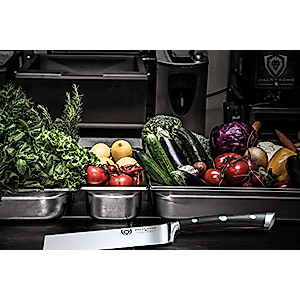 Dalstrong Gladiator Elite Series Forged High Carbon German Steel Produce Kitchen Knife, 6 Inches, Sheath Included