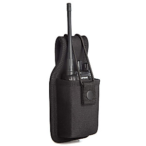 LUITON Radio Holder Radio Holster Baofeng Case Two Way Radio Pouch for Walkie Talkies Nylon Holster for Motorola Kenwood Icom HYT Arcshell Baofeng UV5R UV82 888S F8HP Retevis(1 Pack)