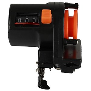 Joyzan Fishing Line Counter, 999m Depth Finder Spooler Electronic Portable Digital Length Display Fish Finderdepth Gauge Tackle Tool Accurate Manual Meter Gear Machine Winder Spooling Trolling Jigging