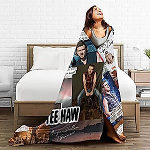 Air Conditioning Blanket Singer Blanket Ultra-Soft Blanket Portable Throw Blanket for Living Room Couch Sofa Car 50"X40"