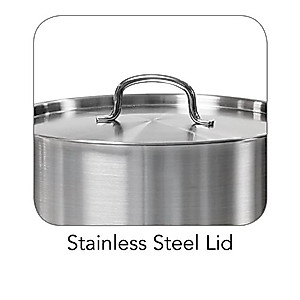 Tramontina 80117/581DS 24 Qt. Stainless Steel Covered Stock Pot, Quarts