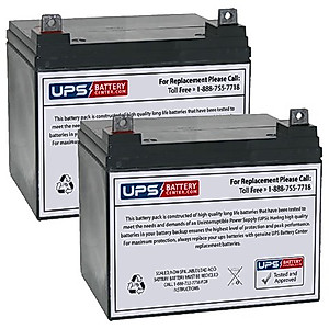 12V 35Ah SLA Replacement Battery Set for Viper Fang 15B / SSS Panther 15 Micro Floor Scrubber
