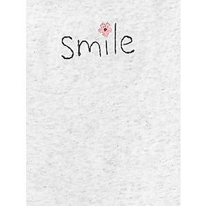 Simple Joys by Carter's Baby Girls' 4-Piece Bodysuit and Vest Set, Grey/Indigo/Olive/White Floral, 18 Months