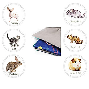 KAMEIOU Polar Fleece Guinea Pig Cage Liner Bedding for Small Animals Bed Chinchilla Rat Hedgehog Polar Fleece Bunny Rabbit Midwest Guinea Pig Liner Cages Beds C&C Small Pet Blanket Mats