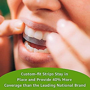 REMBRANDT Deeply White + Peroxide 1 Week Teeth Whitening Kit, Removes Tough Stains, Enamel-Safe, 28 Custom-Fit Whitening Strips (14 Treatments)