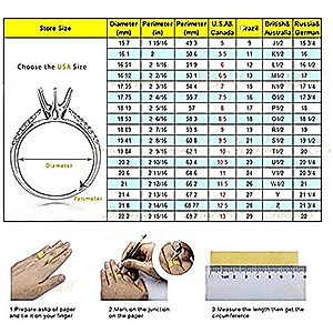 Zyoenxl Big Red Semi-Precious Stone Ring for Female opal Anillos Accessories Ring (Yellow, 9)
