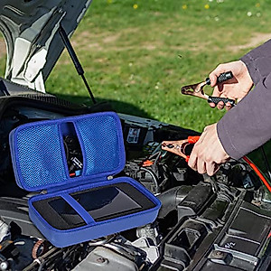 khanka Hard Travel Case Replacement for Halo Bolt 58830/57720 / Air 58830 / ACDC Max 55500 mWh Portable Emergency Power Kit, Portable Phone Laptop Charger, Case Only (Blue)