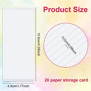 OIIKI False Eyelash Fans Paper Tape 1000pcs, Double Sided Adhesive Eyelash Fan Tape Holder Sticky Lash Strip, Eyelash Extensions Storage Tape Fast Fan Tapes