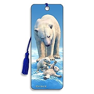 3D Royce "Polar Bears" bookmark - by Artgame