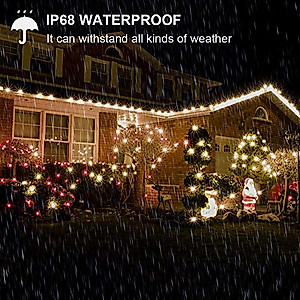 Solar Rope String Lights Outdoor,Solar Rope Light 66FT Waterproof Outdoor String Tube Light for Party Garden Yard Home Decreation (Warm White)