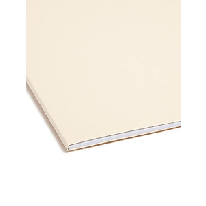 Smead Fastener File Folder, 2 Fasteners, Reinforced Straight-Cut Tab, Letter Size, Manila, 50 per Box (14513)