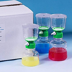 Membrane Solutions Sterile Disposable Vacuum Filter Units with 0.22um PES Membrane, 250mL, 4/CS