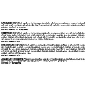 Quaker Rice Crisps, Gluten Free, 4 Flavor Sweet and Savory Variety Mix, Single Serve 0.67oz, 30 count