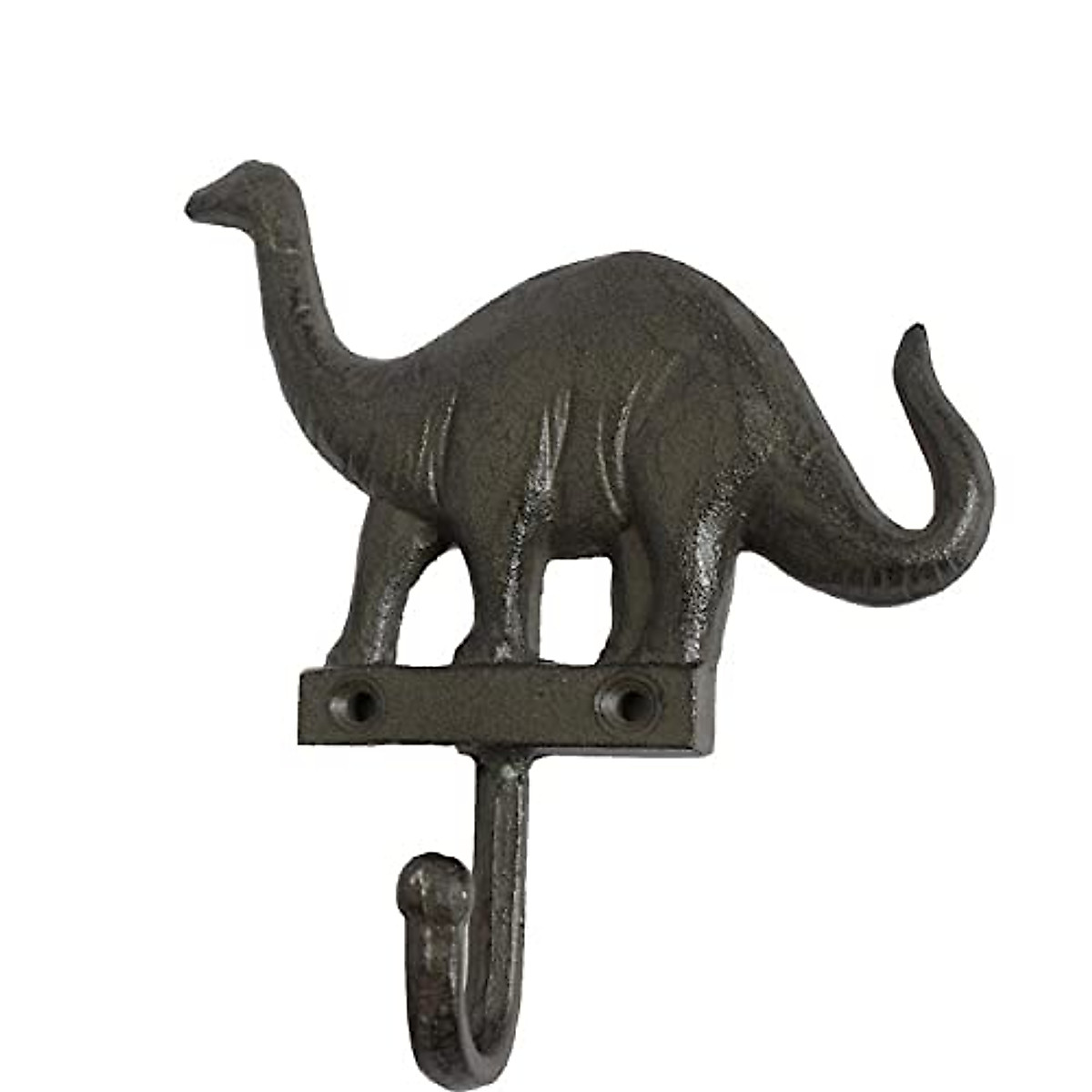 Sculptures Cast Iron Dinosaur Single Hook Home Wall Hanging Wall Decoration Entrance Coat Key Hook Decoration Iron Art Animal Sculpture Ornament