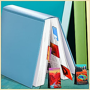 24 Pieces Magnetic Bookmarks National Park Magnetic Page Markers Assorted Inspirational Book Mark Set with National Park Landscape Book Marker Clip for Book Lovers Students Teachers Reading(Park)