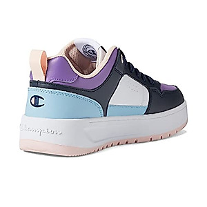 Champion Drome Lo CB W White/Navy/Candid/Mauve 11 M