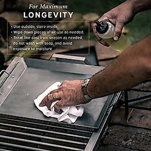 Hickory Summit argentine grill - argentinian gaucho grill - santa maria grill - argentinian parrilla set with all tools included