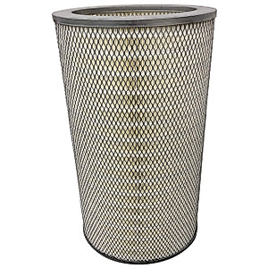 Braden Filtration Dust Collector Filter - Height: 26" OD: 13.84" ID: 9.479" / Cellulose Polyester Blend FR, Open-Open pans - MADE IN USA