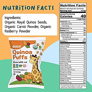 Awsum Snacks Variety Baby Puffs - Happy Healthy Baby Snack - Natural Plant Based Puffed Snacks - Certified USDA Organic Kosher Non GMO Gluten Free Vegan - No Added Sugar - Non-Allergy (12 1.5oz bags)